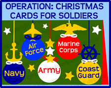 Christmas Cards for Soldiers (Operation:)--SYMBOLS NEW!!
