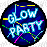 Glow Party -Version#2 [LETTERING GLOWS IN THE DARK]